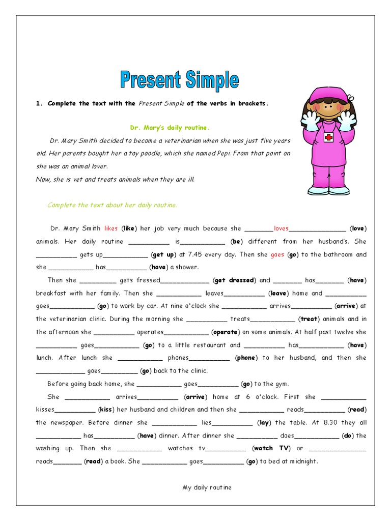 Present Simple | PDF