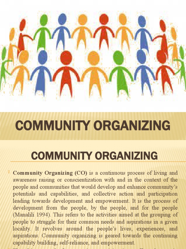 Community Organizing | PDF | Community | Empowerment