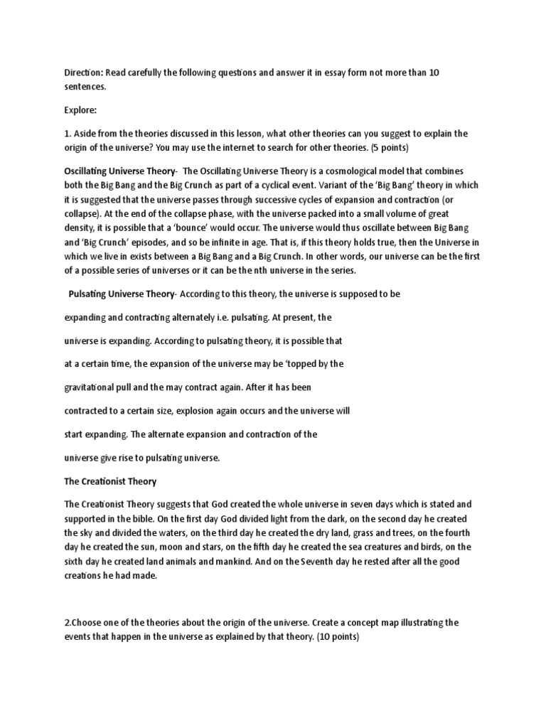 Oscillating Universe Theory-The Oscillating Universe Theory Is A ...