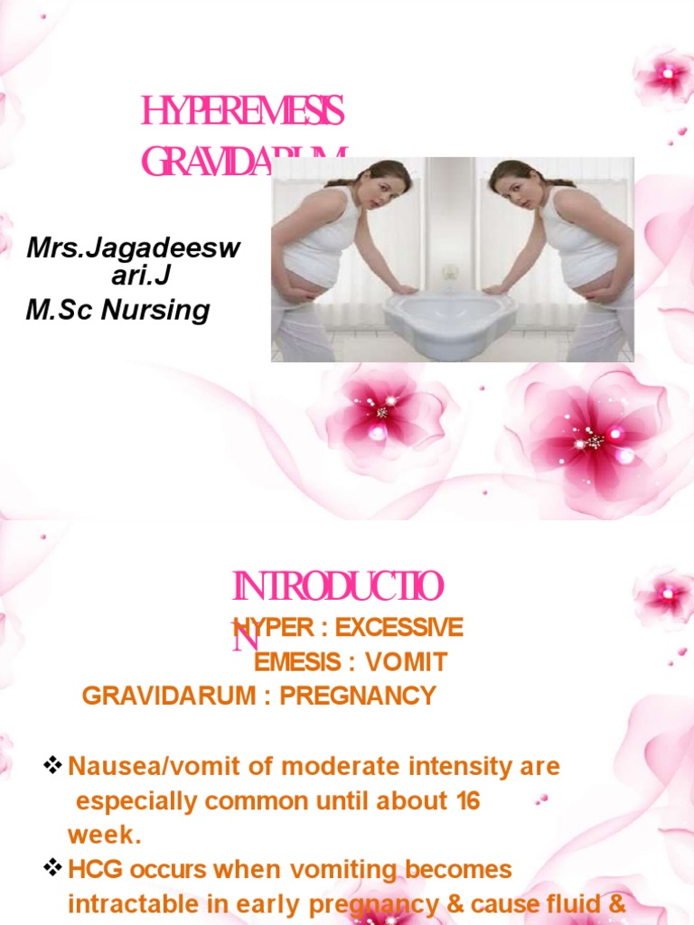 Understanding Hyperemesis Gravidarum | PDF | Medical Specialties ...