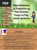 Mga Patakaran at Programa Ni Pangulong Ferdinand E. Marcos: (Disyembre ...