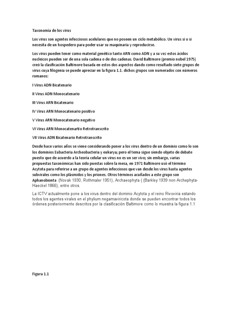 Filogenia Virus | PDF | Virus | Microbiología