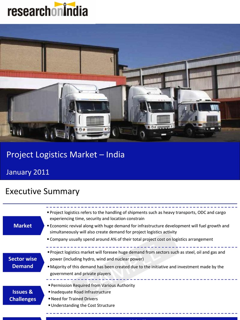 India Project Logistics Market Overview | PDF | Cargo | Logistics