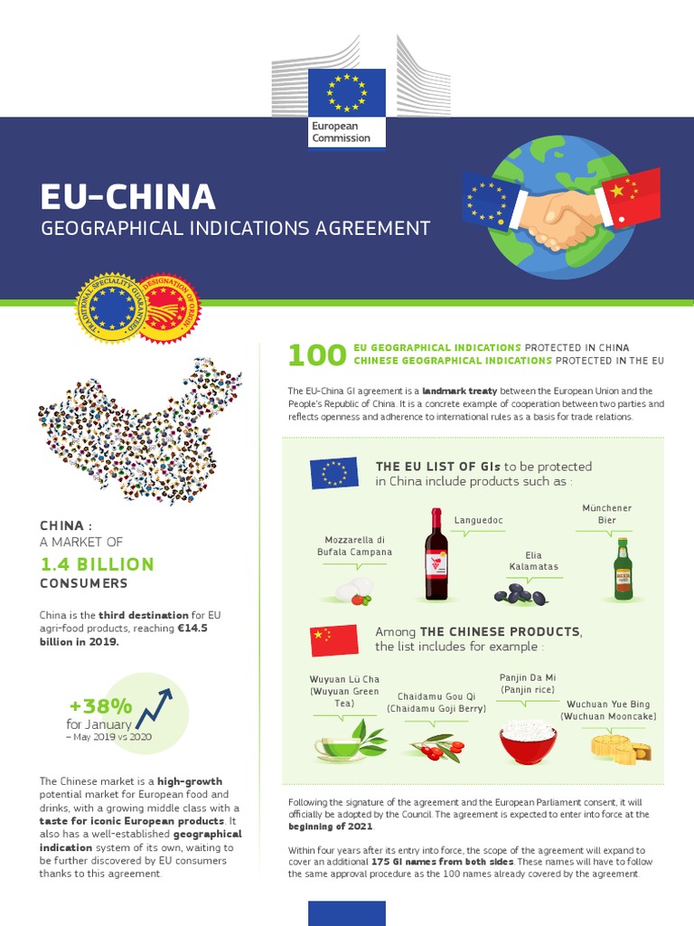 Infographic Factsheet Eu China Agreement en | PDF | European Union | Treaty