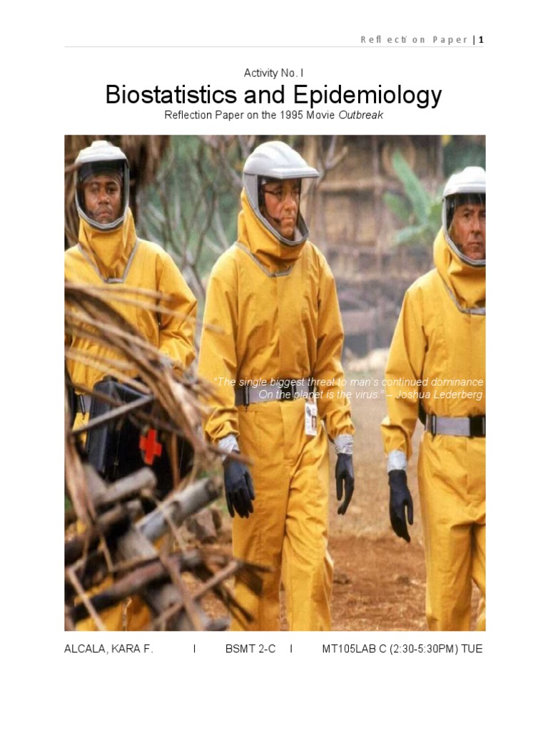 Outbreak Movie Reflection Paper | PDF | Infection | Transmission (Medicine)