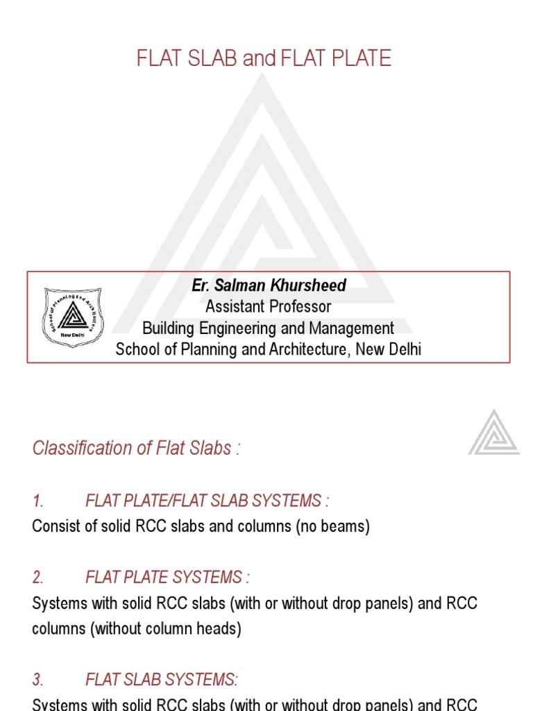 Flat Plate vs Flat Slab Systems Explained | PDF | Beam (Structure) | Column