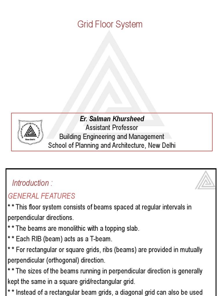Grid Floor System PDF | PDF | Truss | Beam (Structure)