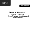 General Physics 1: Quarter 1 - Module 1 Measurement | PDF | Accuracy ...