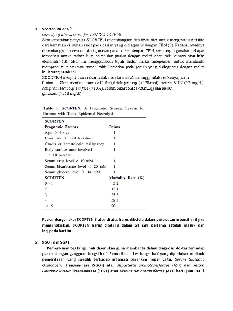 Scorten Itu Apa | PDF