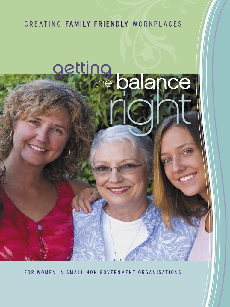 Getting The Balance Right Booklet Small NGOs | PDF | Parental Leave ...