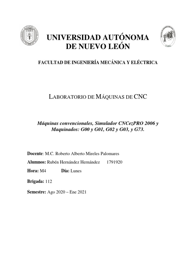 Uso de CNCezPRO en Maquinado CNC | PDF | Perforar | Abrasivo