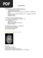 Techniques IRM: FLAIR, STIR, FATSAT | PDF | Imagerie par résonance magnétique | Maladies et troubles