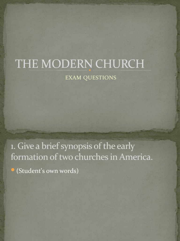 Impact of Religious Movements in America | PDF | Christian Revival ...