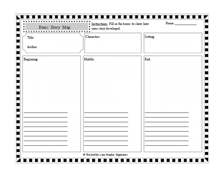 Basic Story Map Template For Kindergarten | PDF