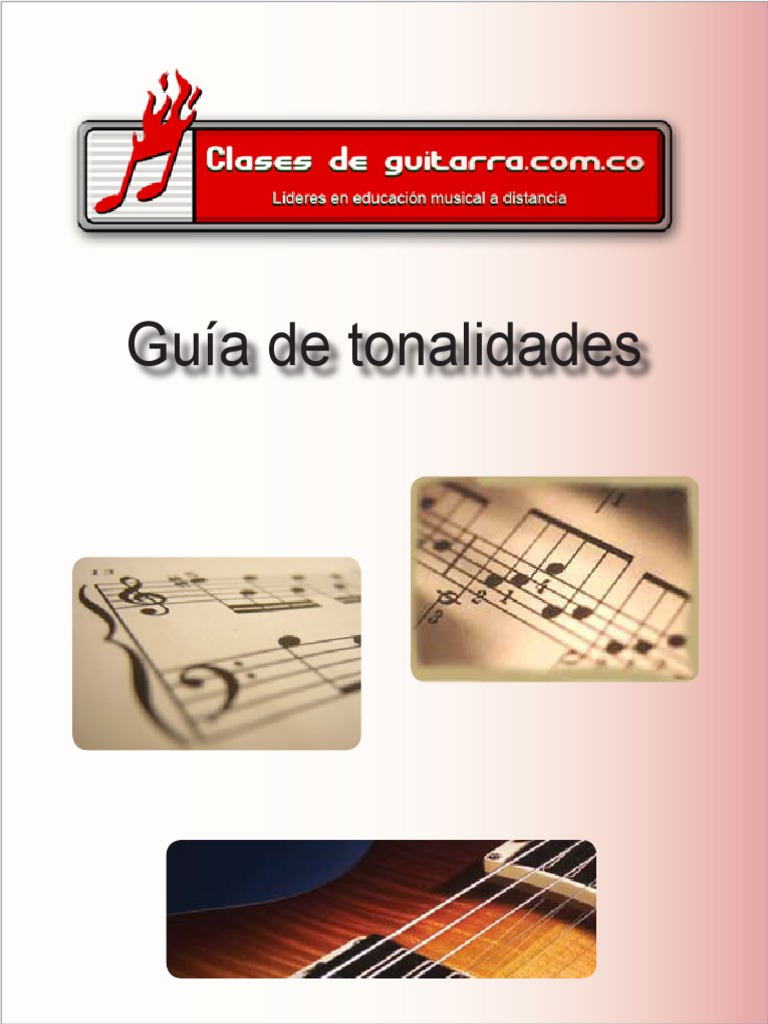 Tabla Tonalidades Instructivo de Guitarra | PDF | Acorde (Música ...