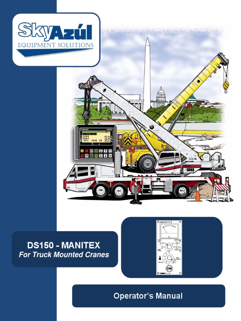 DS150-Manitex Operators Manual-English | PDF | Crane (Machine) | Switch