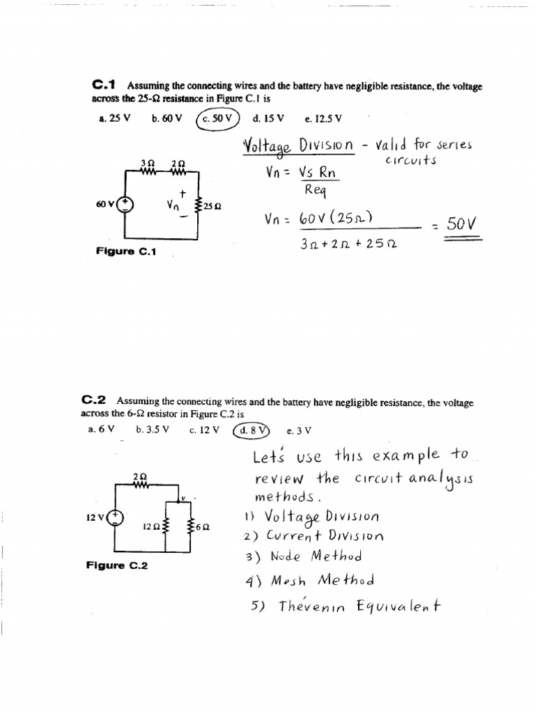 EIT Electrical Review Solutions | PDF