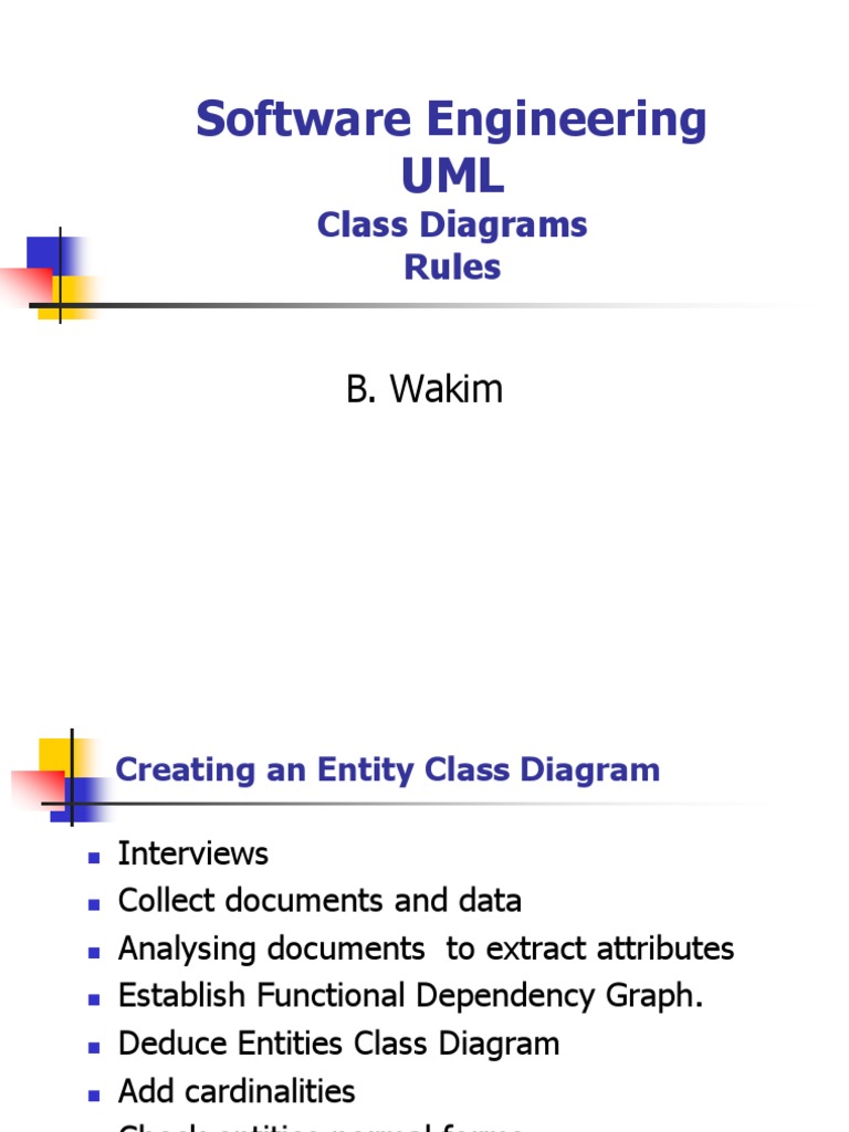 Software Engineering UML: Class Diagrams Rules | PDF