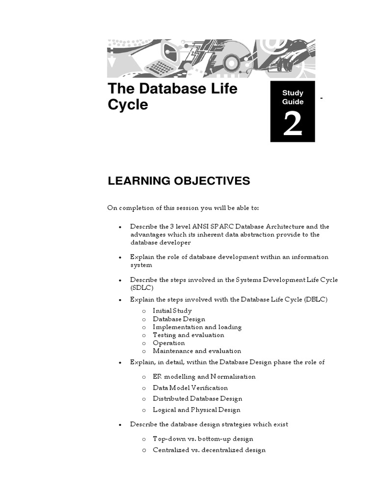 The Database Life Cycle: 1. Heading 1 | PDF | Databases | Conceptual Model