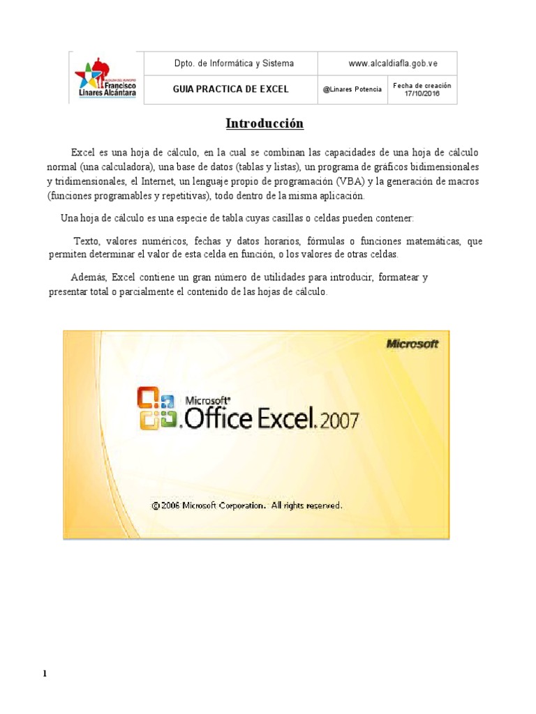 Guía Practica de Excel | PDF | Macro (informática) | Microsoft Excel