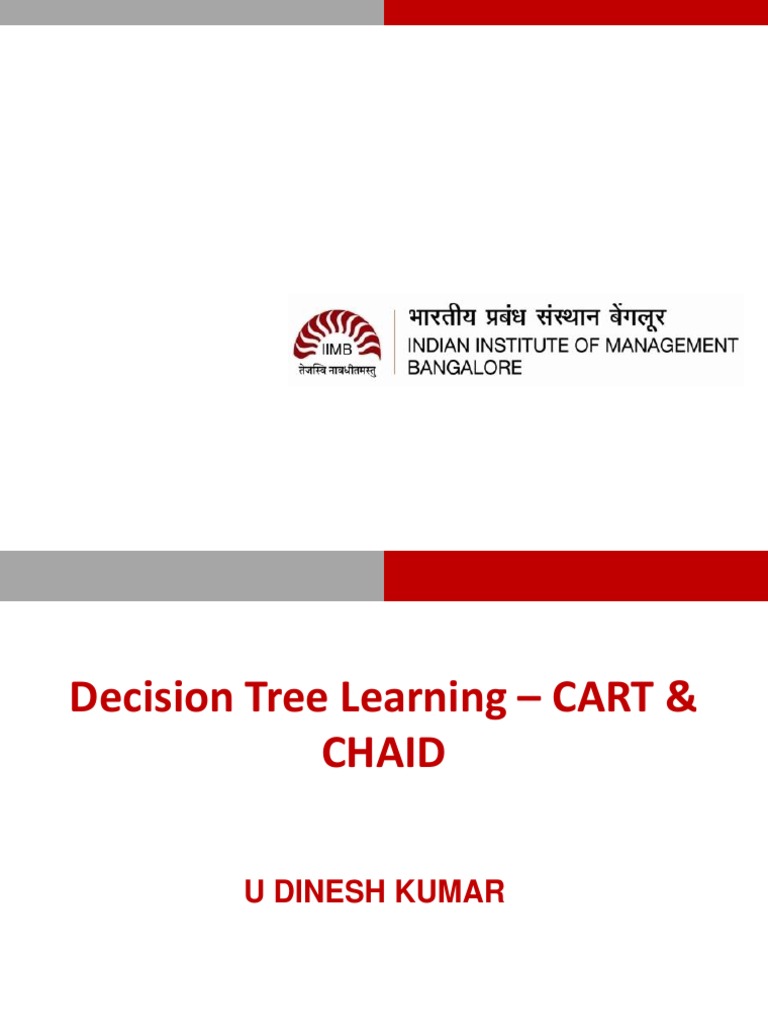 Decision Trees - CHAID AND CART 2019 PDF | PDF | Predictive Analytics ...