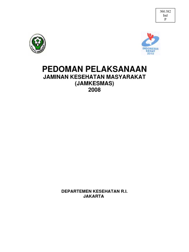 Jamkesmas | PDF | Ilmu Sosial | Kesehatan Holistik
