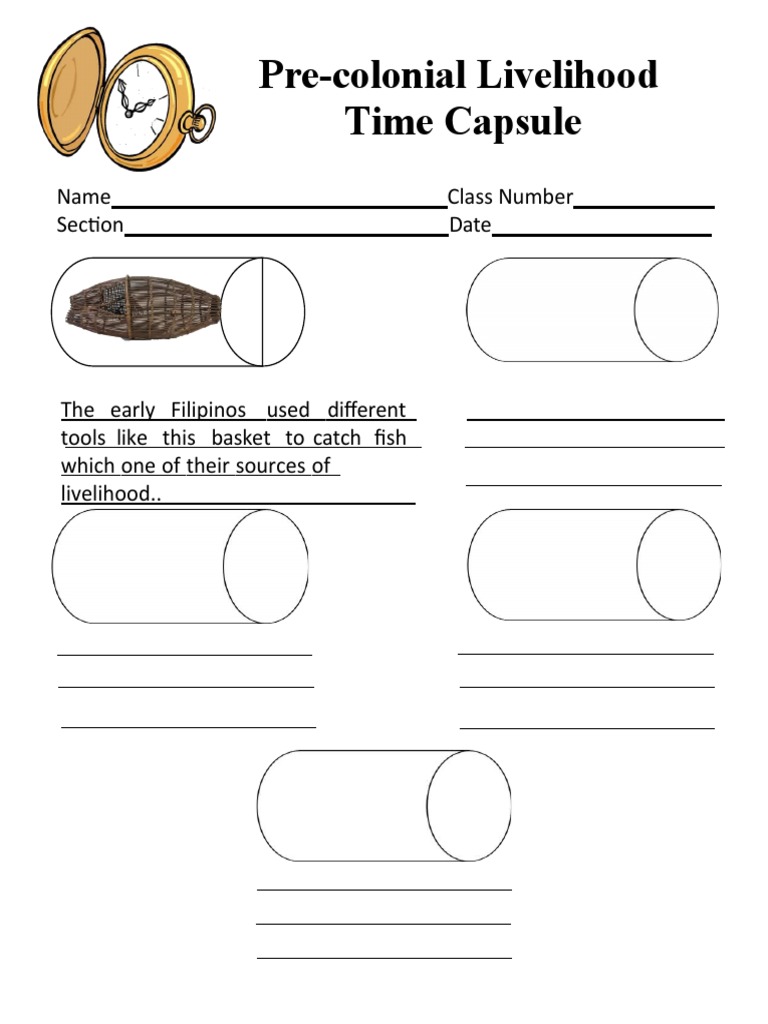 Pre-Colonial Livelihood Time Capsule-Draft | PDF