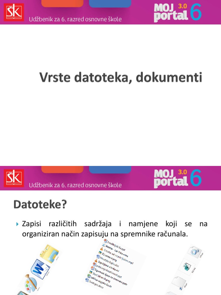 Vrste Datoteka Dokumenti | PDF