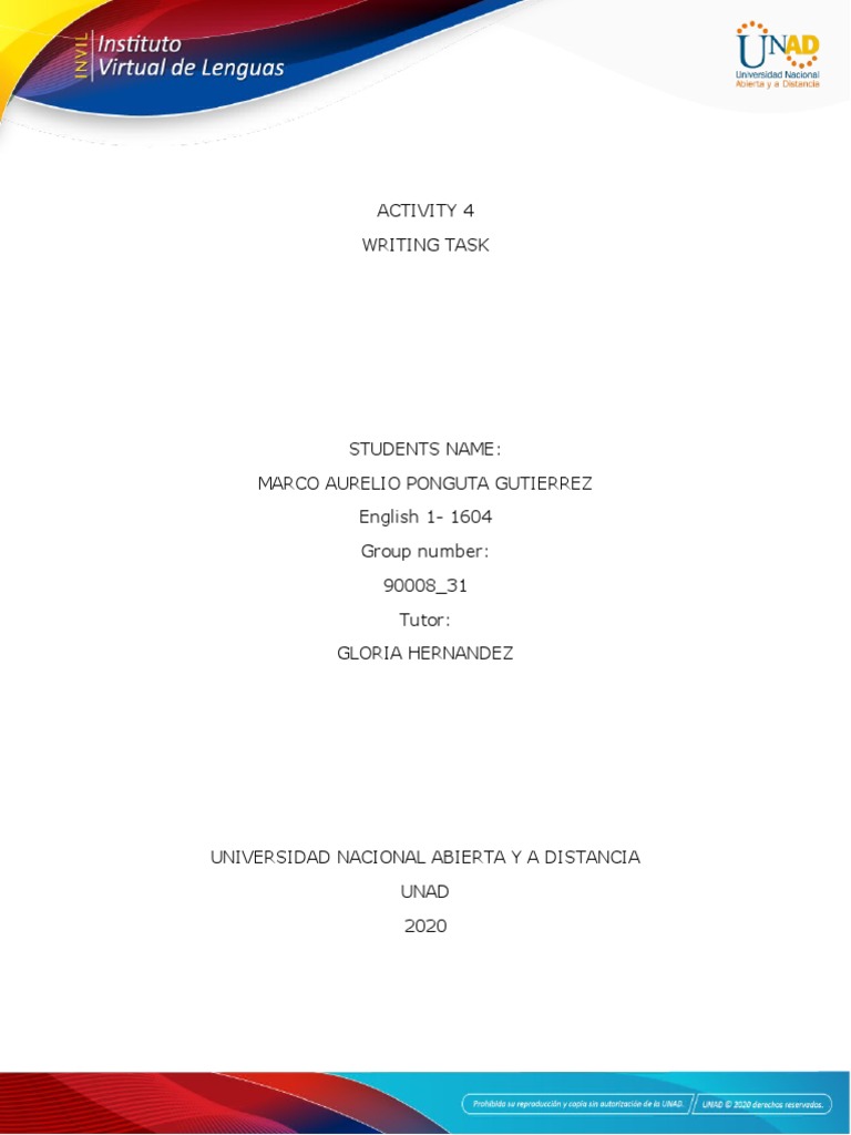 Writing Task 4 | PDF