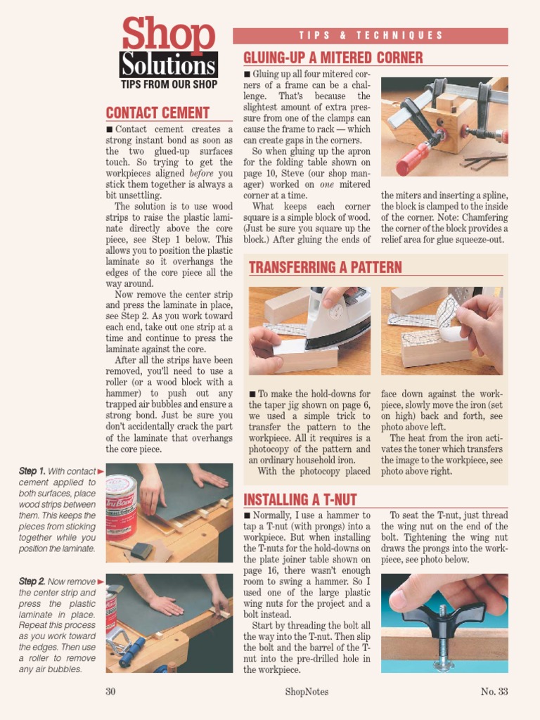 Gluing-Up A Mitered Corner | PDF | Nut (Hardware) | Adhesive