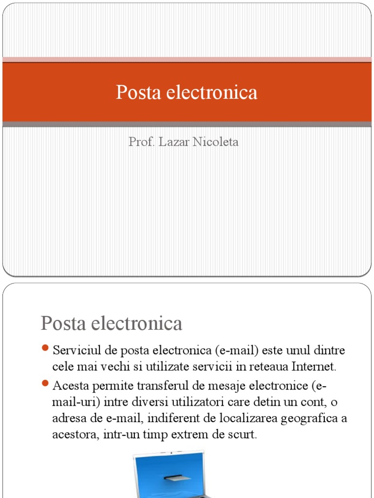 Posta Electronica | PDF
