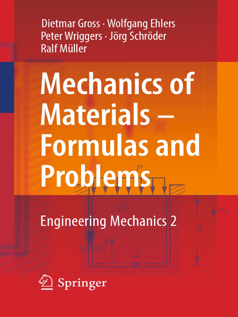 Mechanics of Materials - Formulas and Problems | PDF | Young's Modulus ...