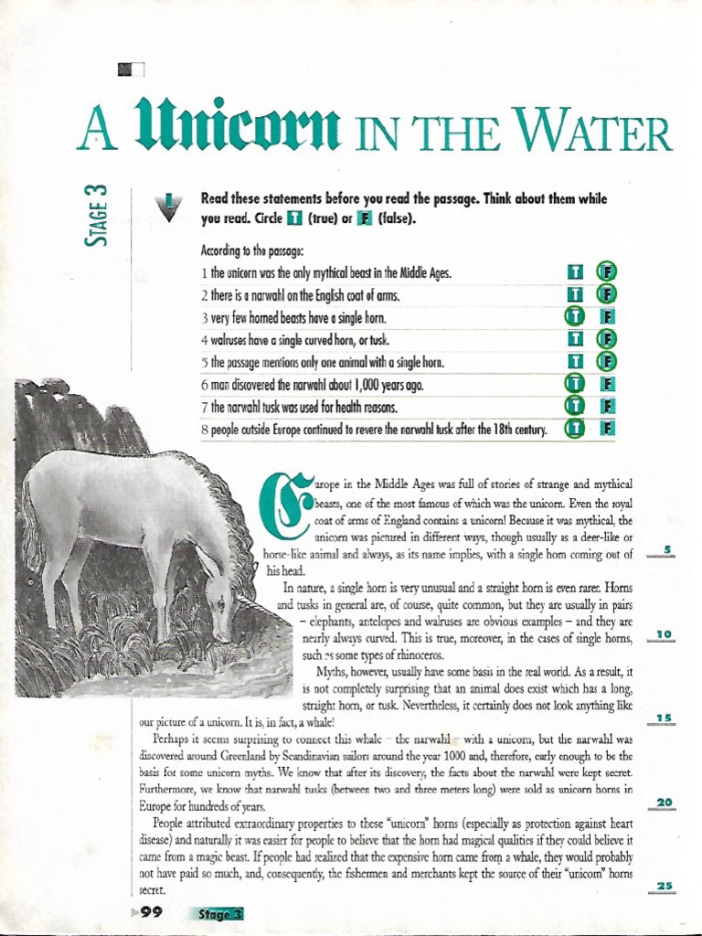 Cohesion Unicorn-Linking Words Exercises 1 | PDF