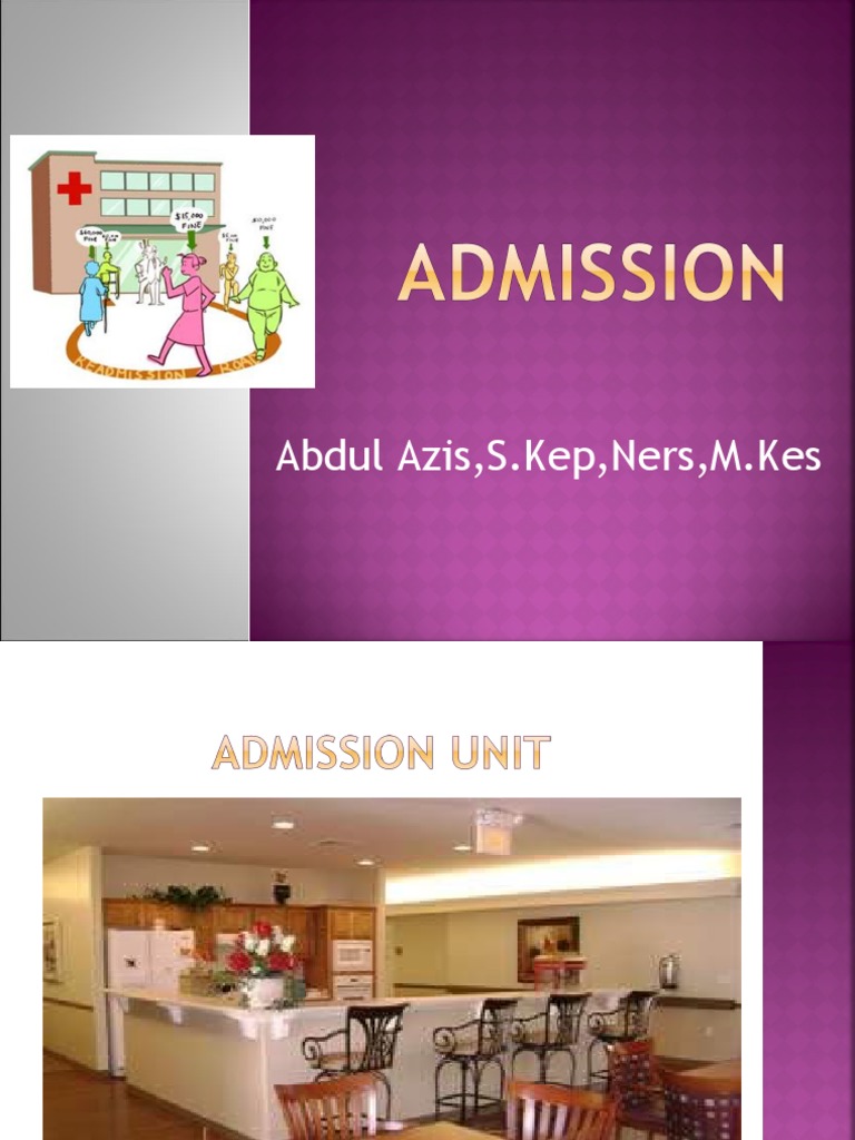 ADMISSION | PDF | Hospital | Patient
