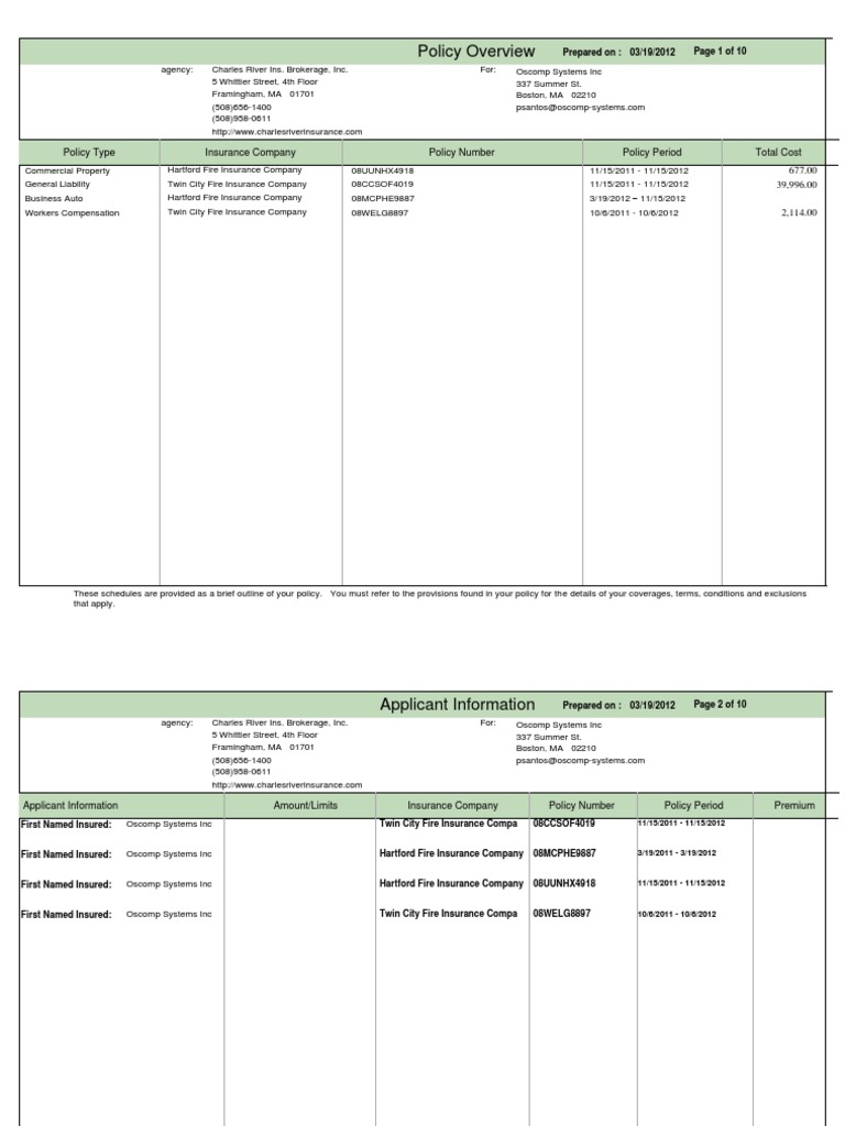 Annex C - Insurance | PDF | Deductible | Property Insurance