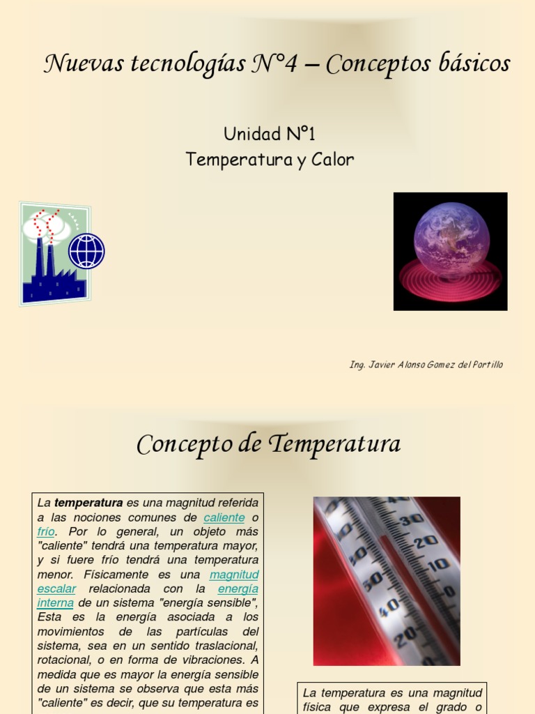 Conceptos de Calor y Temperatura | PDF | Temperatura | Calor