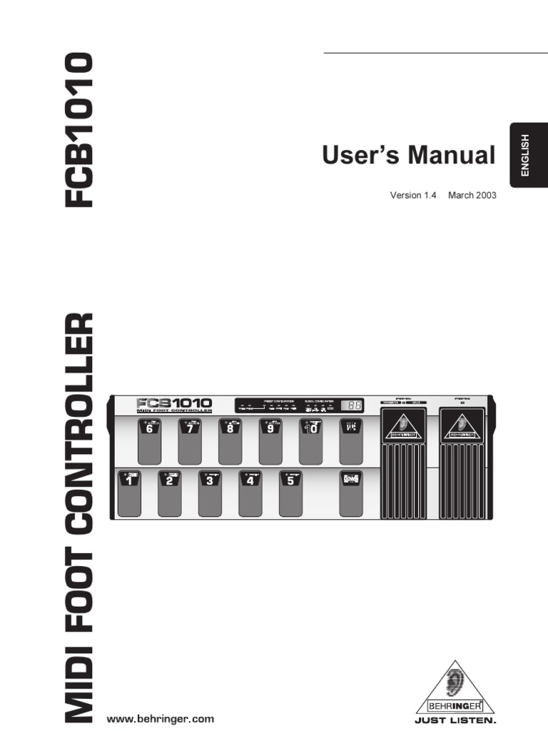 Fcb1010 Eng Rev e | PDF
