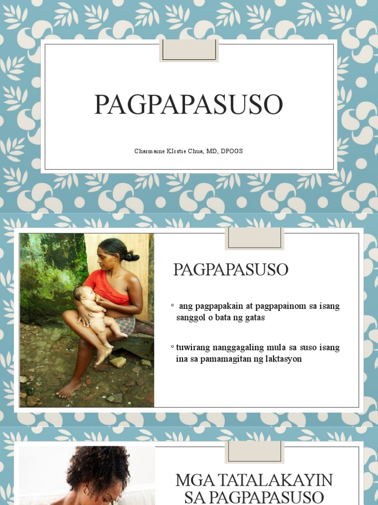 Breastfeeding Lecture-Tagalog Version CHUA | PDF