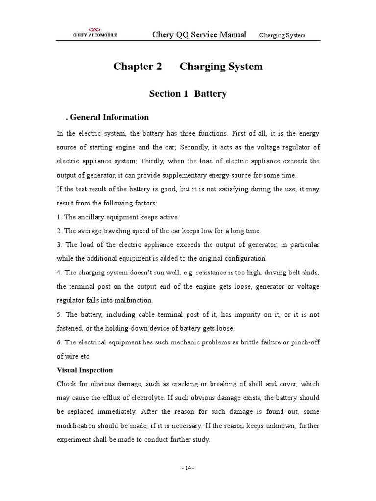 02 Charging System | PDF | Electric Generator | Battery Charger