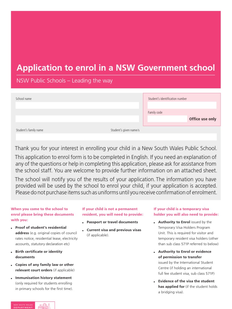 Enrol at School | Download Free PDF | Address (Geography) | Schools