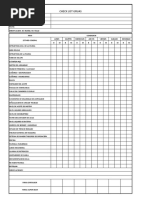 Check List de Bateria | PDF