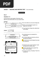 Key English Test - Reading and Writing Part 1-7 - Englishrevealed | PDF