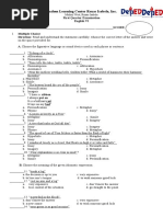 Grammar Exercise Form 1 | PDF | Grammar | Linguistics