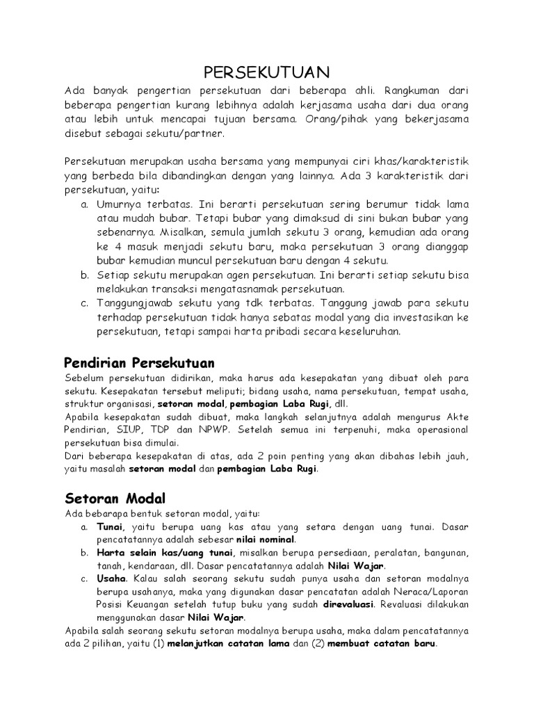 PERSEKUTUAN | PDF