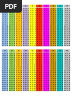 Mewarnai Kode Perkalian Lembar Kerja Matematika Numerasi Seni Rupa ...