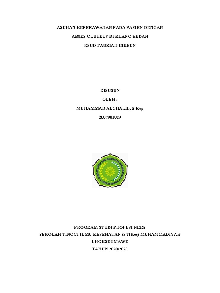 Asuhan Keperawatan Abses Gluteus | PDF