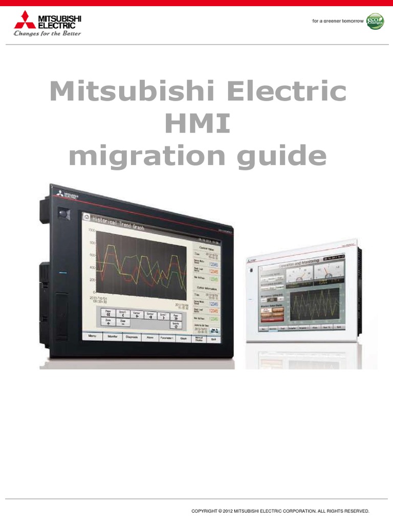 Mitsubishi Electric HMI Migration Guide | PDF | Scada | User Interface