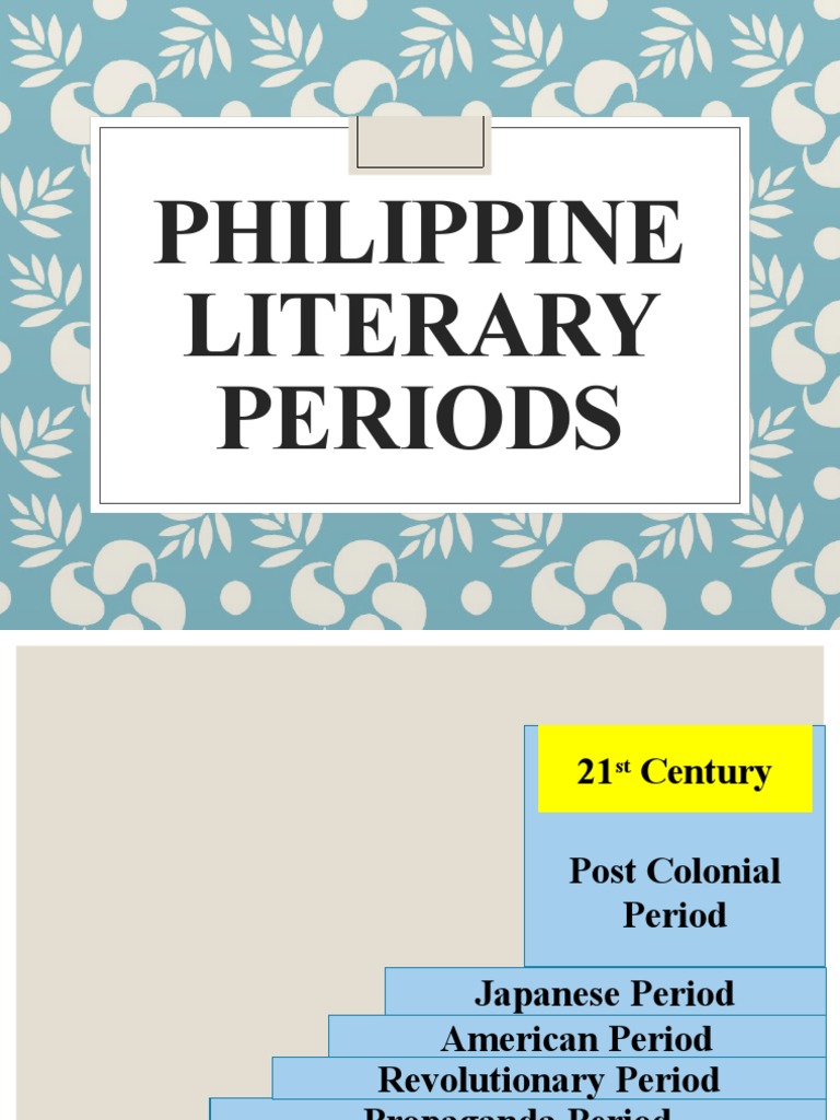 Literary Periods | PDF | Tagalog Language | Legends