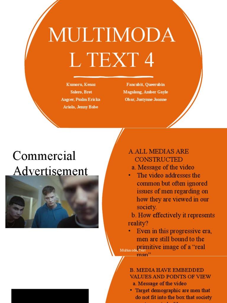 Analyzing AXE's Multimodal Masculinity | PDF | Influence (Social And ...