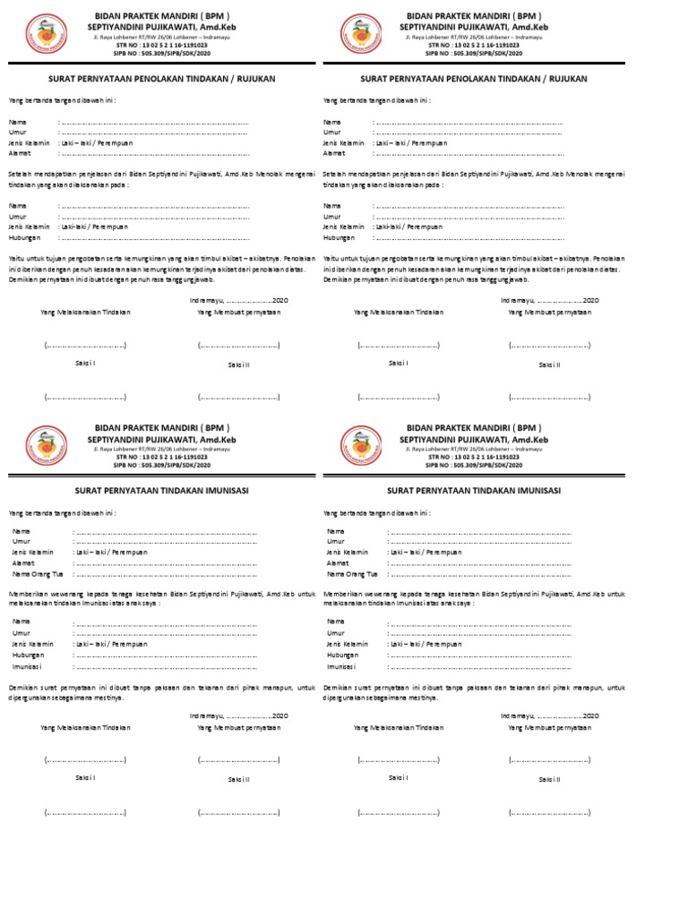 Bidan Praktek Mandiri | PDF